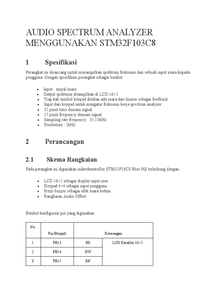 Contoh Perancangan Sistem Embedded | PDF Contoh Perancangan Sistem Embedded | PDF