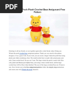 Free Stitch Amigurumi Crochet Pattern | PDF | Crochet | Yarn