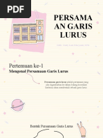 Modul Ajar Persamaan Garis Lurus | PDF