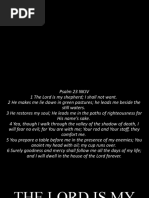 Psalm 23: Line-by-Line Study Guide | PDF