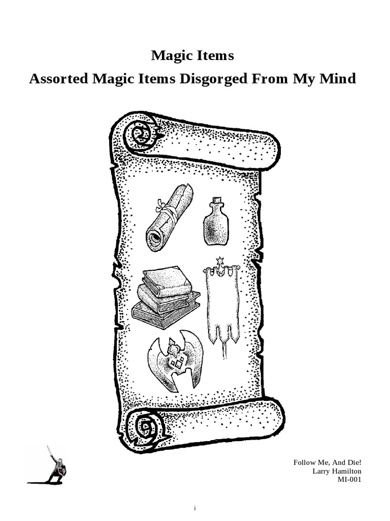 Magic Items | PDF | Tableware | Amulet