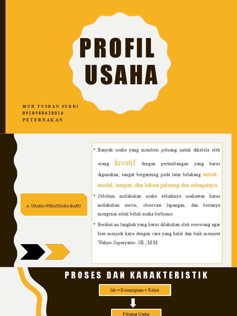 Profil Usaha (YUS) | PDF