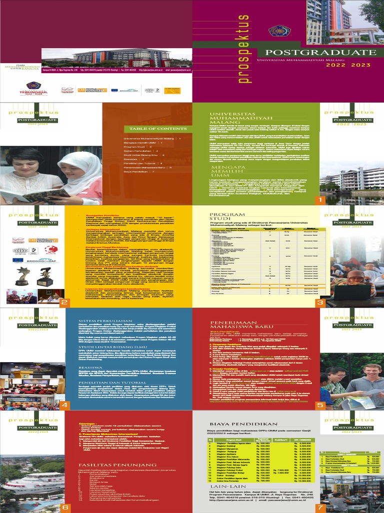 Prospektus Pascasarjana 2022-Dikompresi | PDF