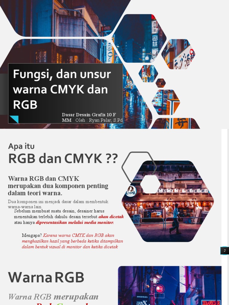 Fungsi Dan Unsur Warna RGB Dan Cmyk | PDF