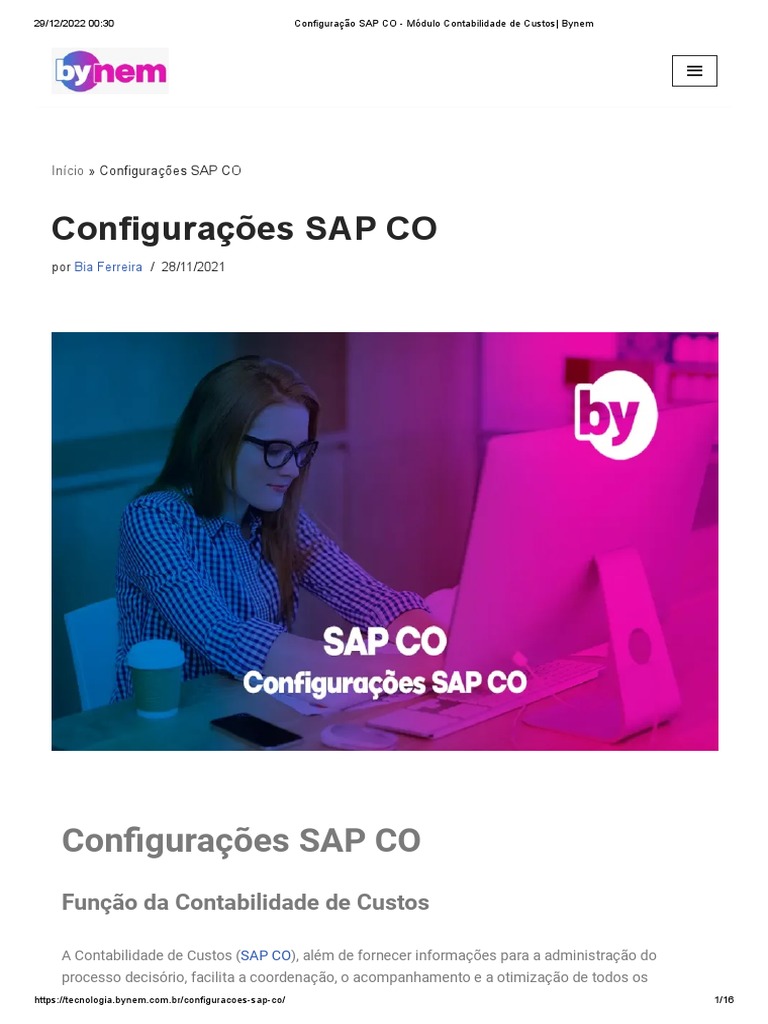 Guia de Configuração SAP CO | PDF | Contabilidade | Despesa