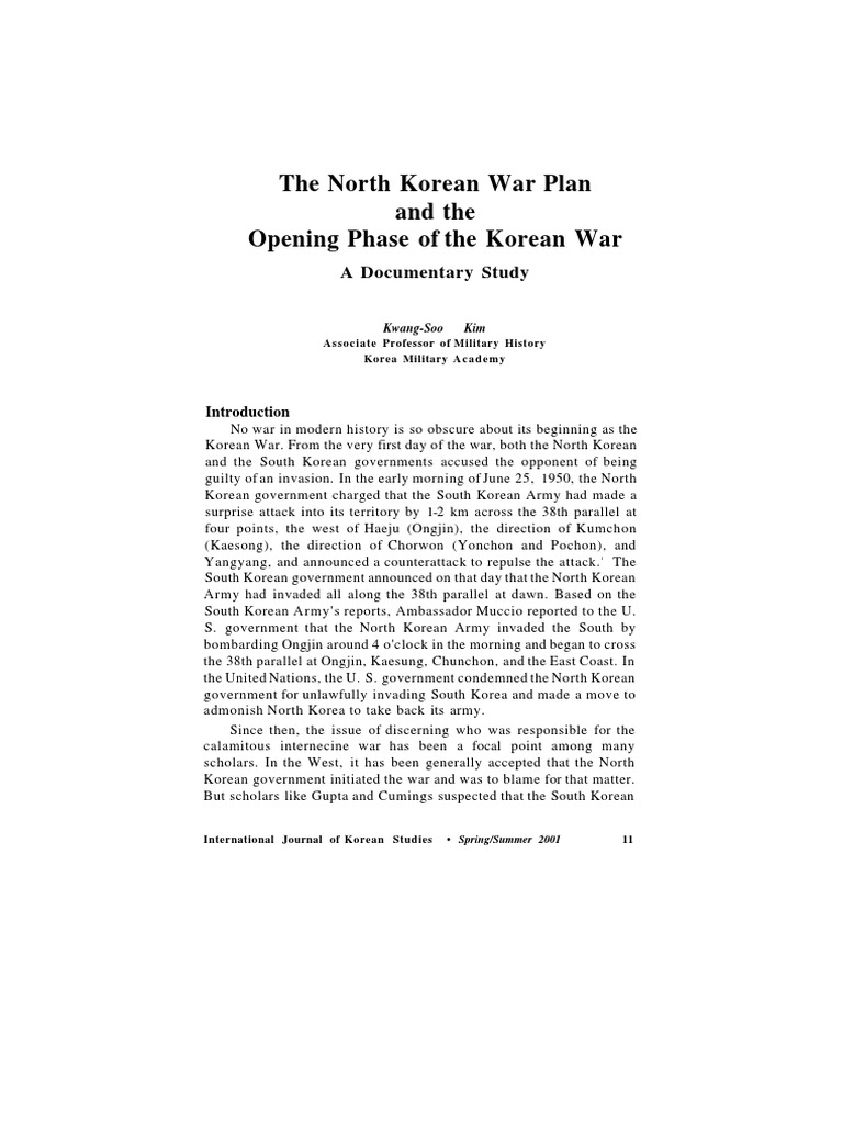 Koreanwar | PDF | Korean War | Regiment