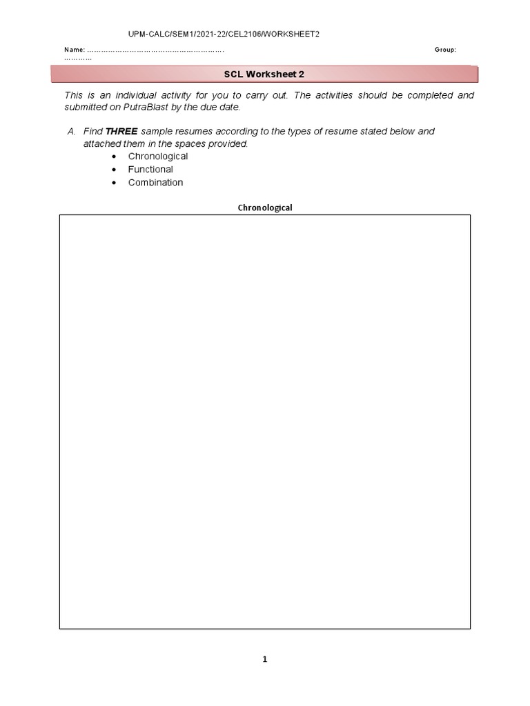 Cel2106 Scl Worksheet 2 Pdf Business Cognition