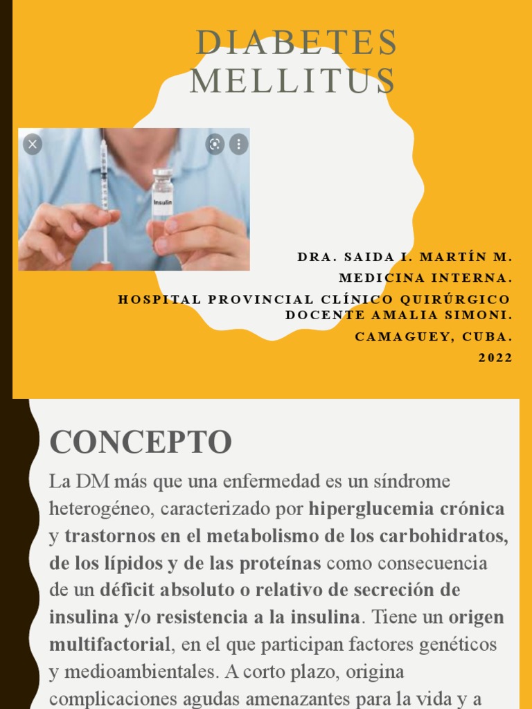 Diabetes Mellitus Tipo 1 | PDF | Diabetes | Ciencias de la Salud