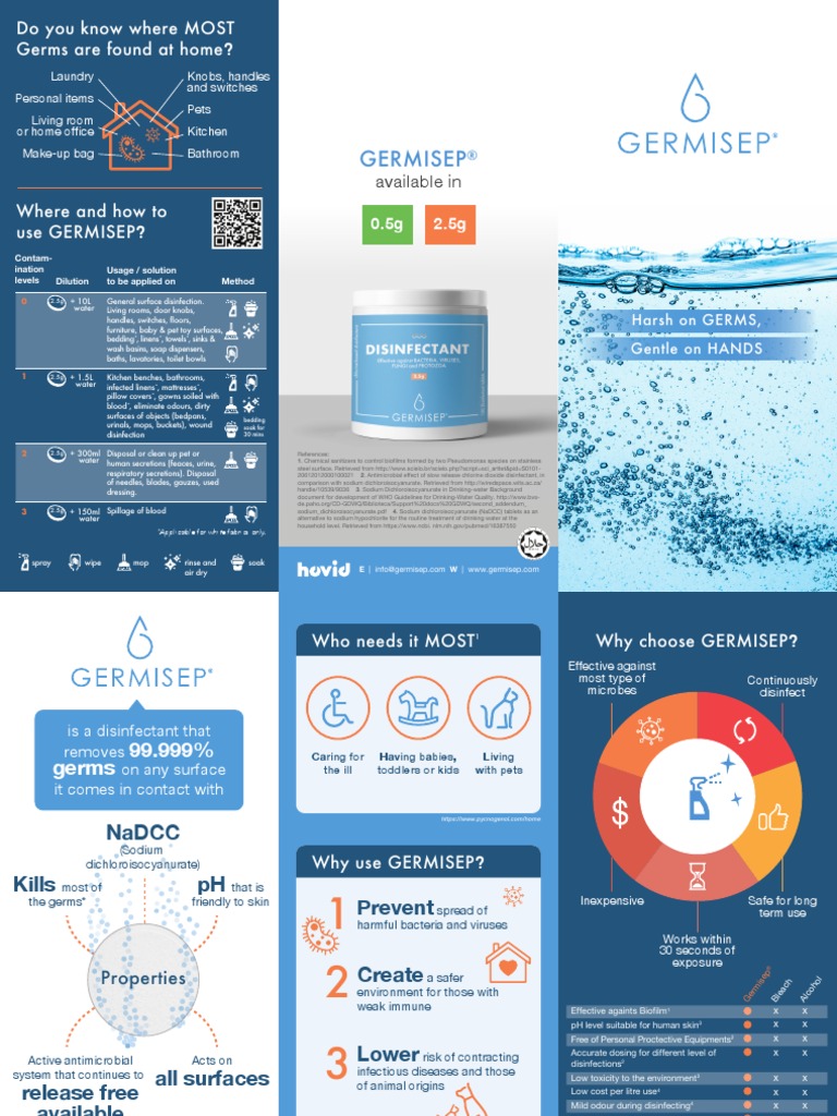 Germisep Information Leaflet Final | PDF | Disinfectant | Public Health