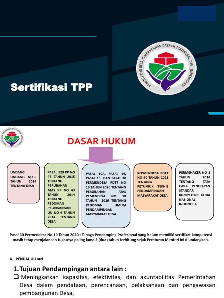 Sertifikasi TPP | PDF