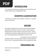 Tea Making Flowchart in 6 Steps | PDF