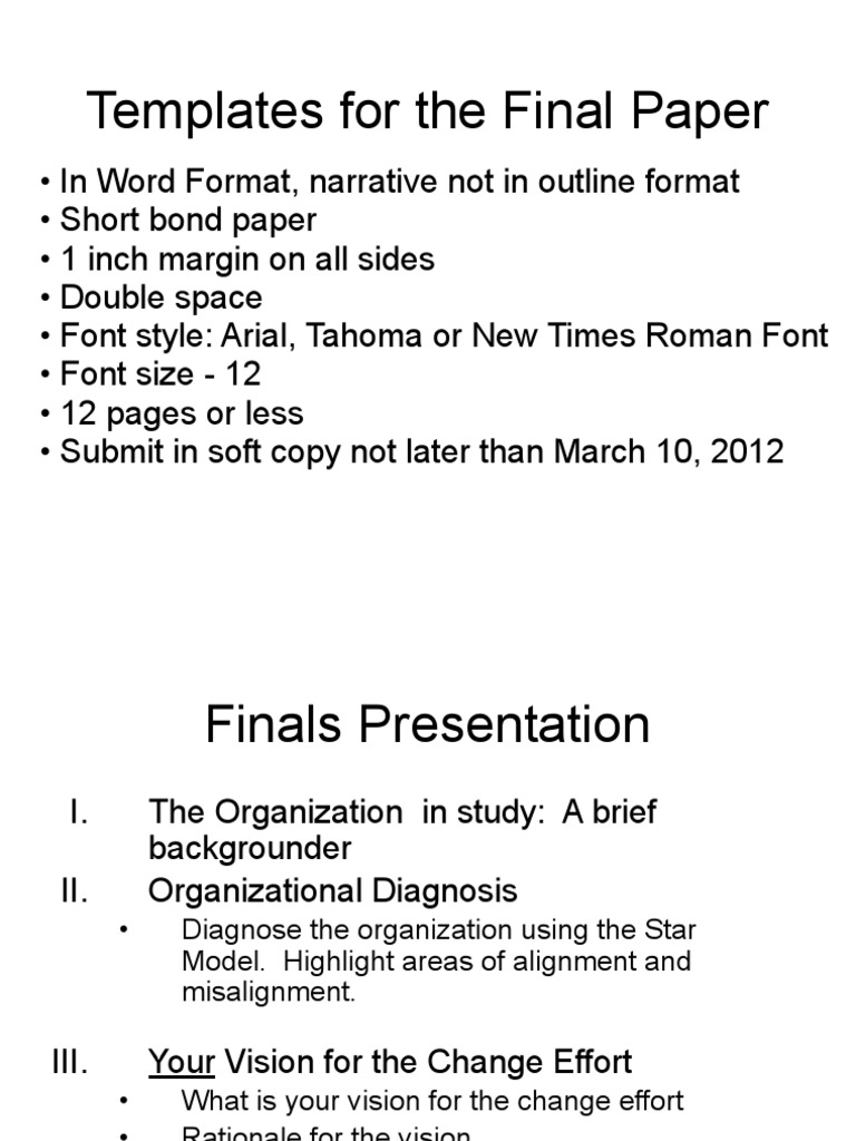 Final Paper Template - S50 | PDF | Communication | Psychological Concepts