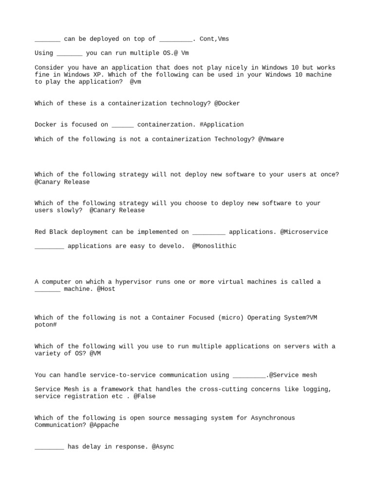 Service Deployment Concepts | PDF