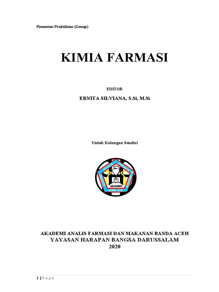 Kimia Farmasi | PDF