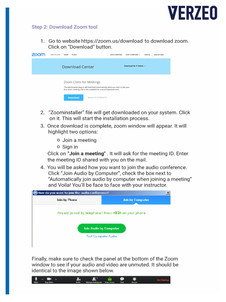 Zoom Setup Guide | PDF