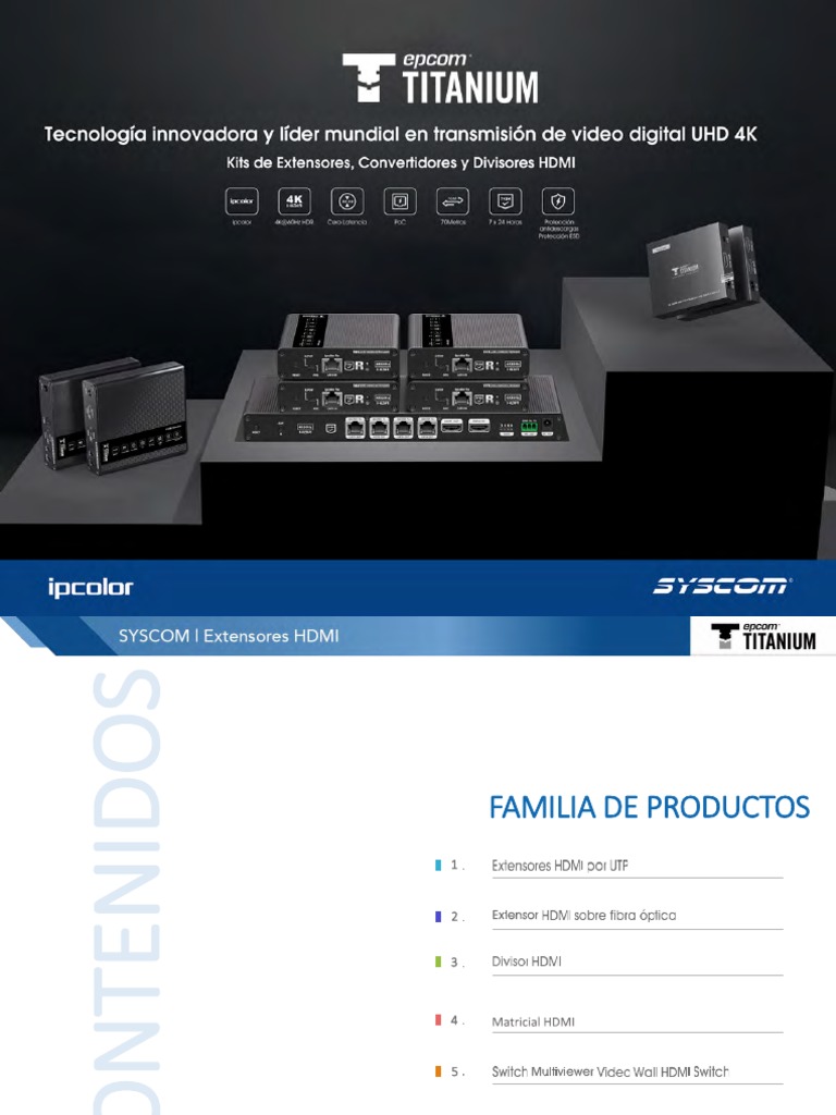 SYSCOM 2022 New Catalog Optimizado | PDF | Hdmi | USB
