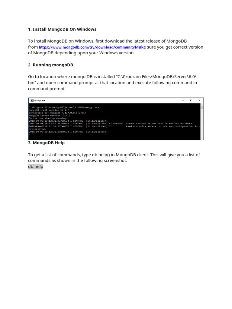 Lab11 Mongodb Pdf