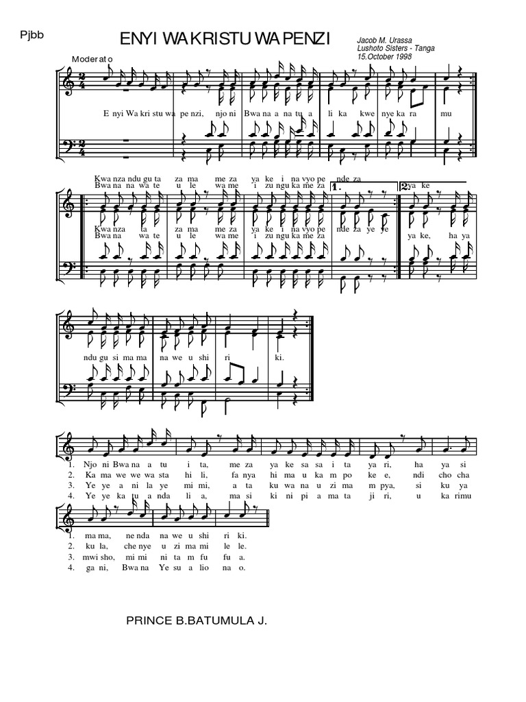 5438d Enyi Wakristu Wapenzi 1 | PDF