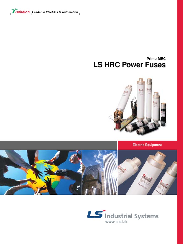 LS HRC Power Fuses Specifications | PDF | Fuse (Electrical) | Transformer