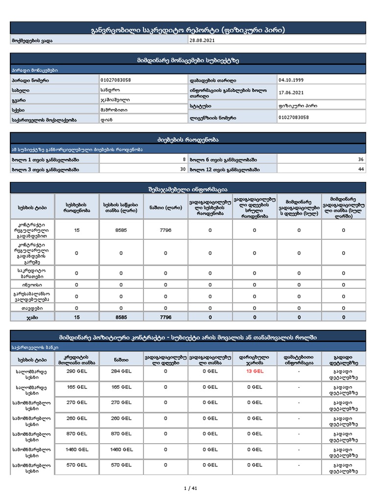 Report - Ka GE | PDF
