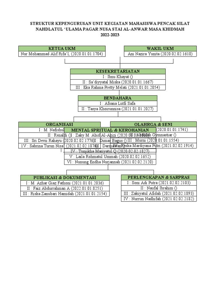 Struktur Pengurus | PDF