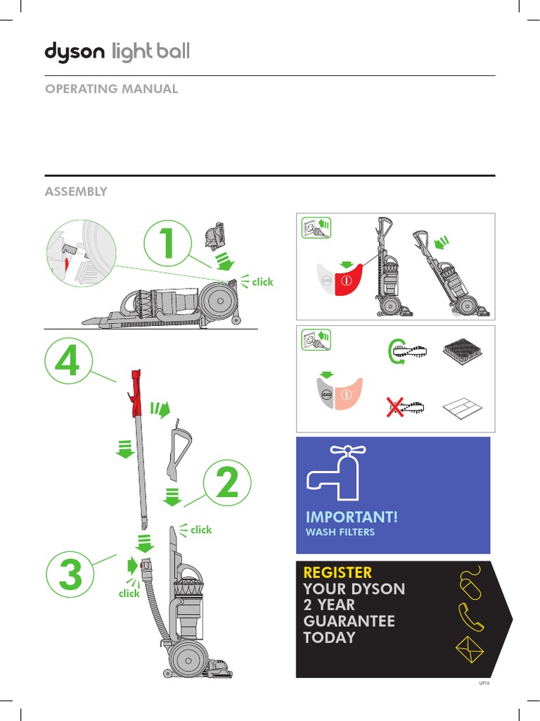 Up16 Anz Manual | PDF | Vacuum Cleaner | Dishwasher