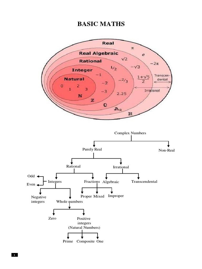 Understanding the Fundamentals of Real Numbers | PDF | Numbers | Integer