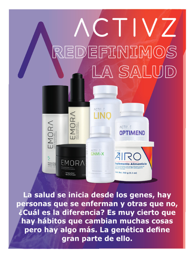 Catalogo de Productos Activz | PDF | Inflamación | Envejecimiento