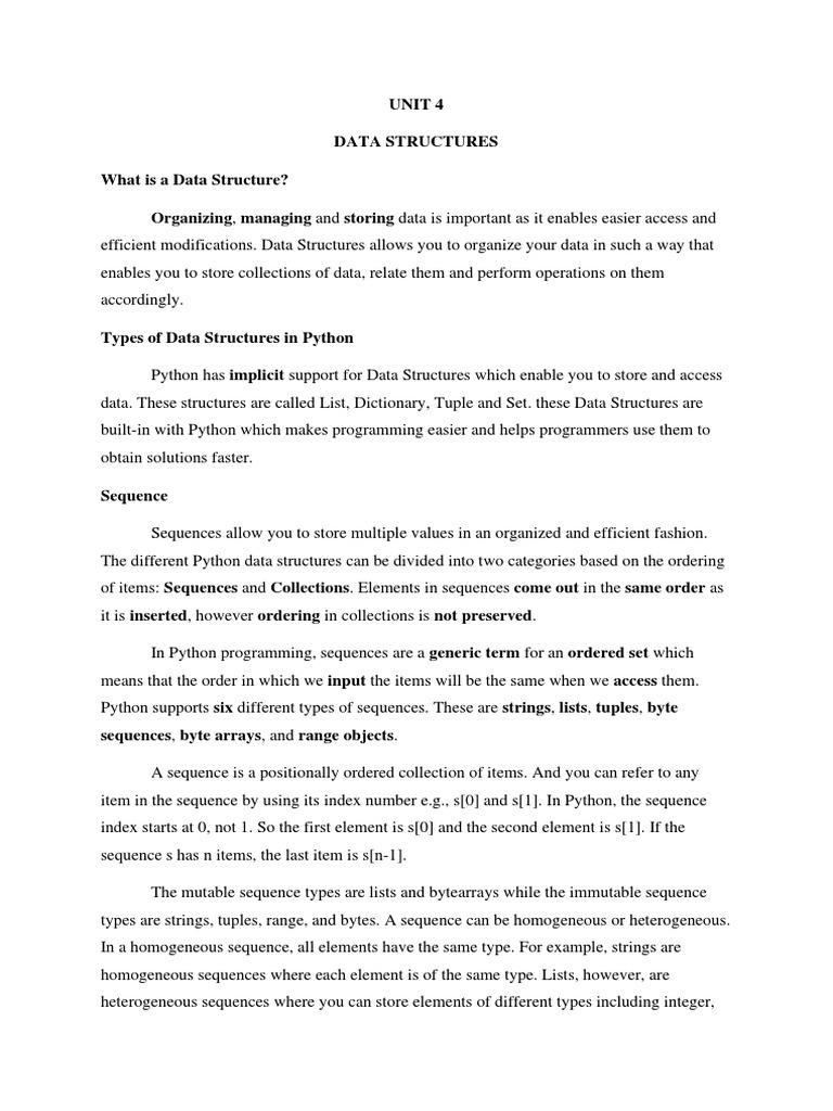 Bpp Unit 4 Pdf Parameter Computer Programming Queue Abstract Data Type 