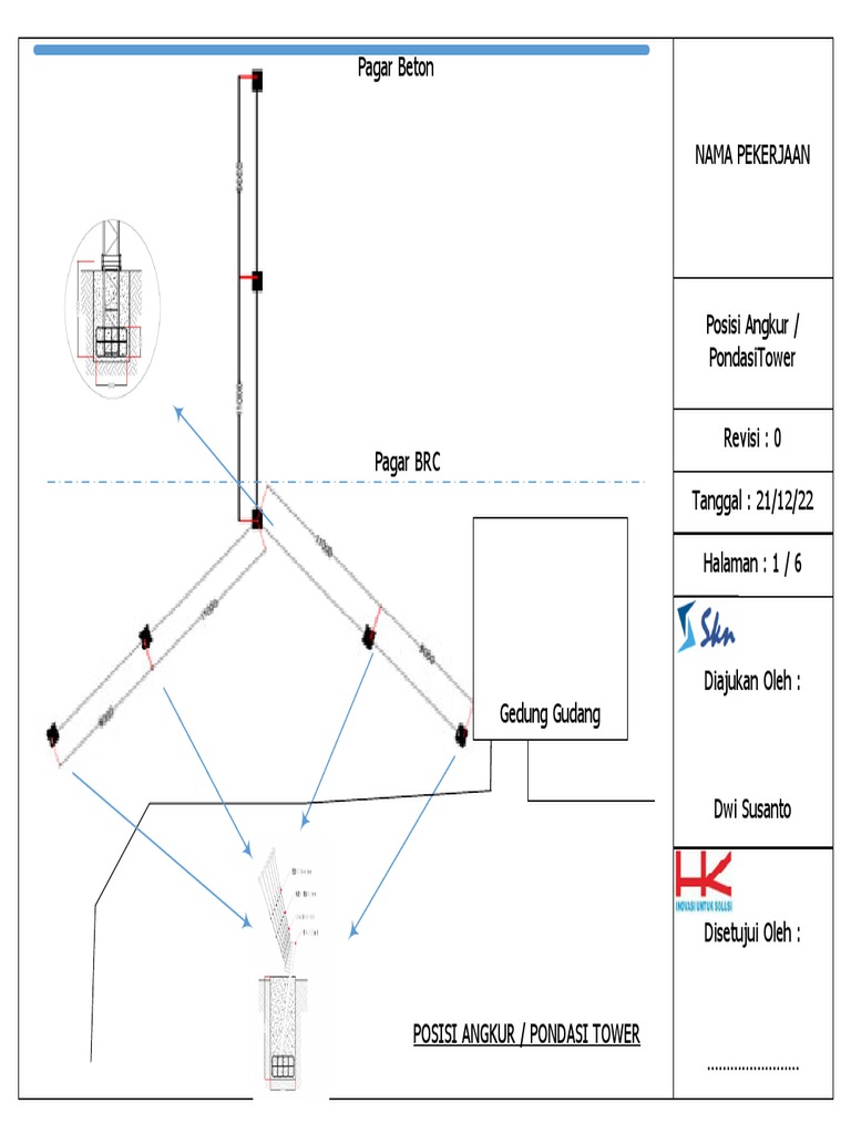 Visio-Rencana Instalasi Radio Stabat | PDF