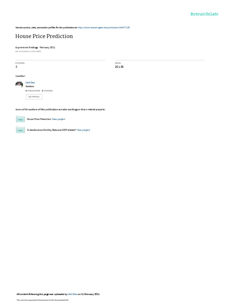 House Price Prediction Model Finds Key Attributes Impacting Prices ...