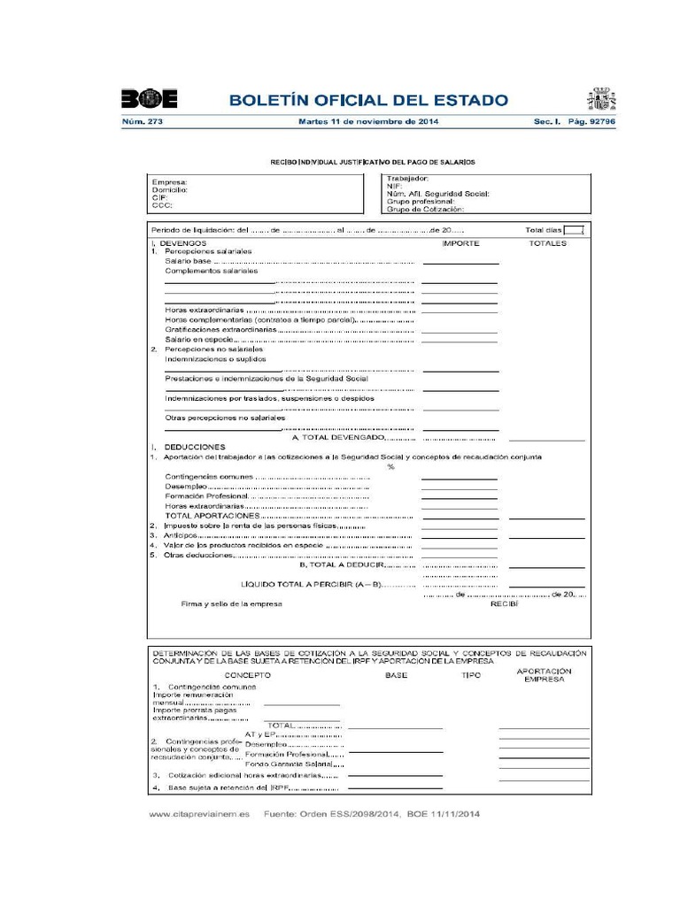 Doc nomina BOE | PDF