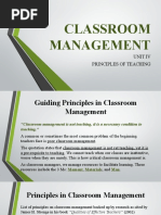 Classroom Management Principles & Approaches | PDF | Classroom ...