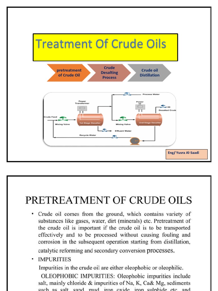 Treatment of Crude Oils | PDF