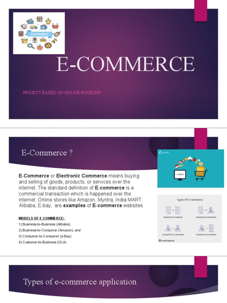E-Booking Presentation | PDF | E Commerce | Online Shopping