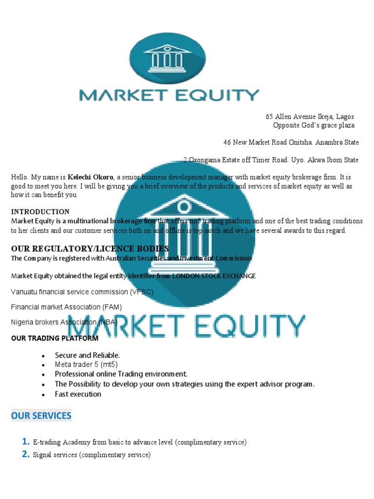 Market Equity Intro | PDF | Algorithmic Trading | Stocks