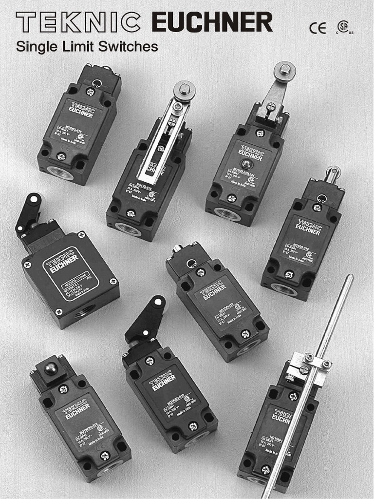 Teknic Euchner Single Limit Switches 2 | PDF