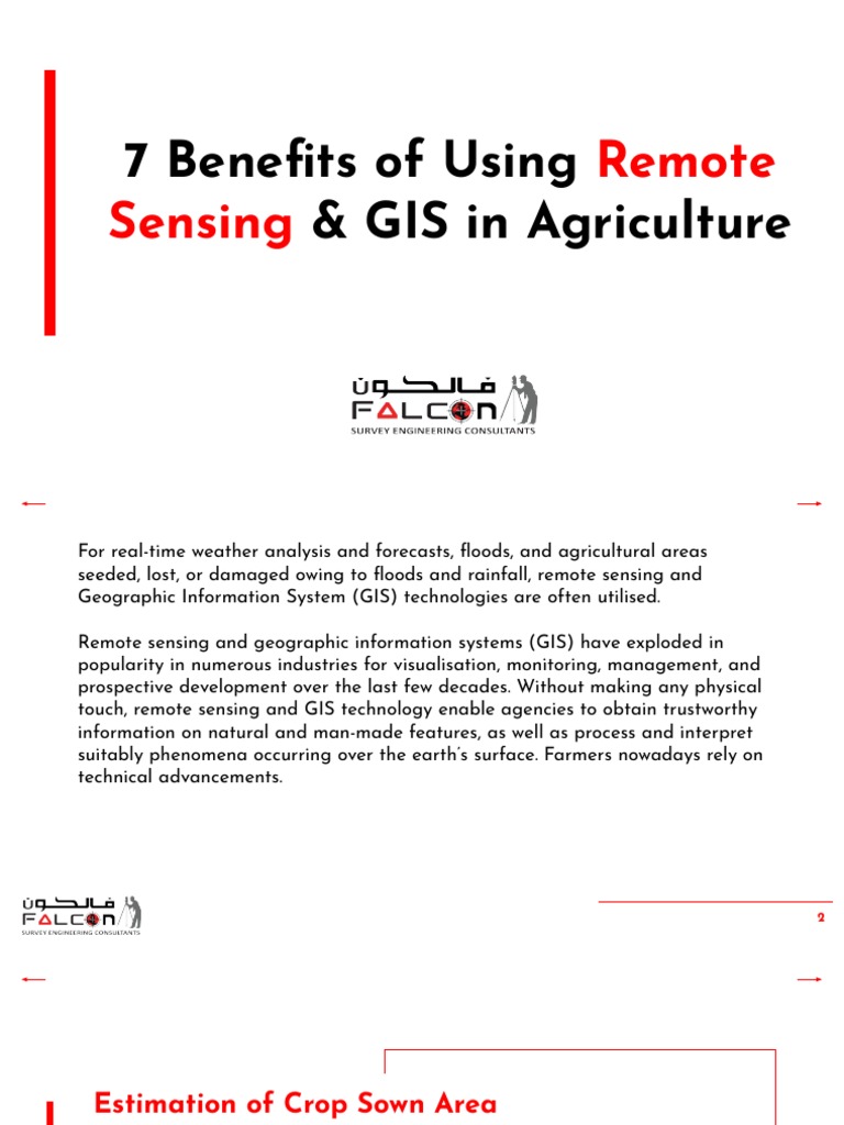 7 Benefits of Using Remote Sensing & GIS in Agriculture | Download Free ...