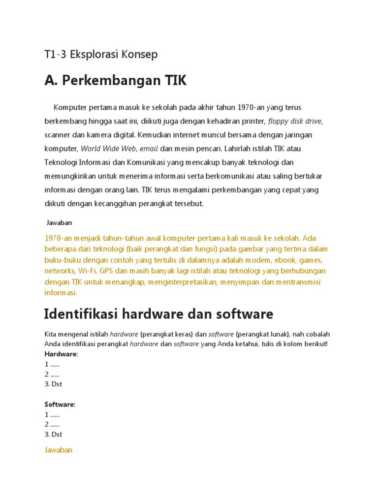 T1 - Elaborasi Konsep | PDF