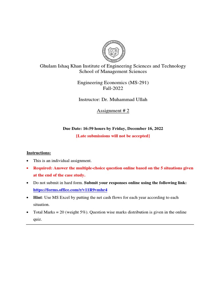 MS 291 - Assignment 2 MU | PDF | Taxes | Economies