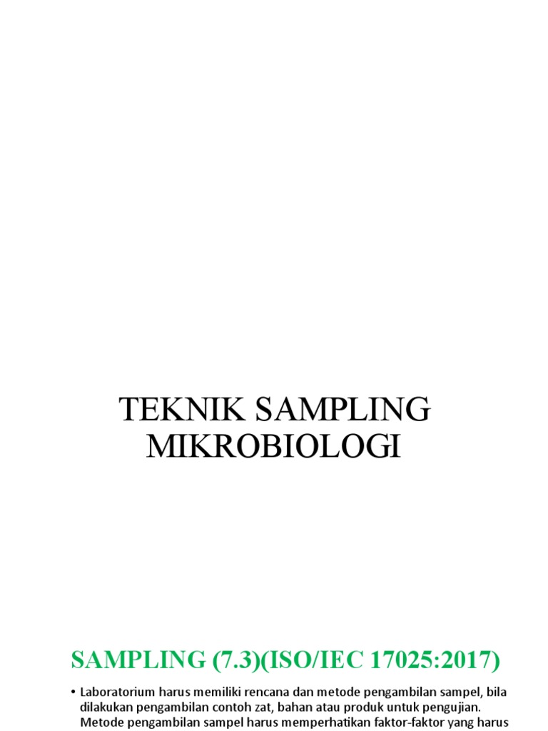 Teknik Sampling Pdf
