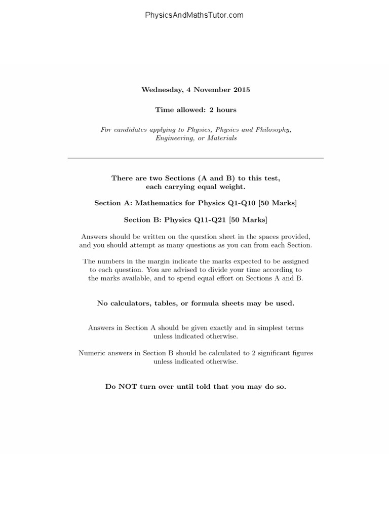 PAT 2015 Solutions | PDF