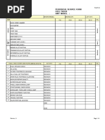 Excavator Maintenance Checklist | PDF | Engines | Mechanical Engineering