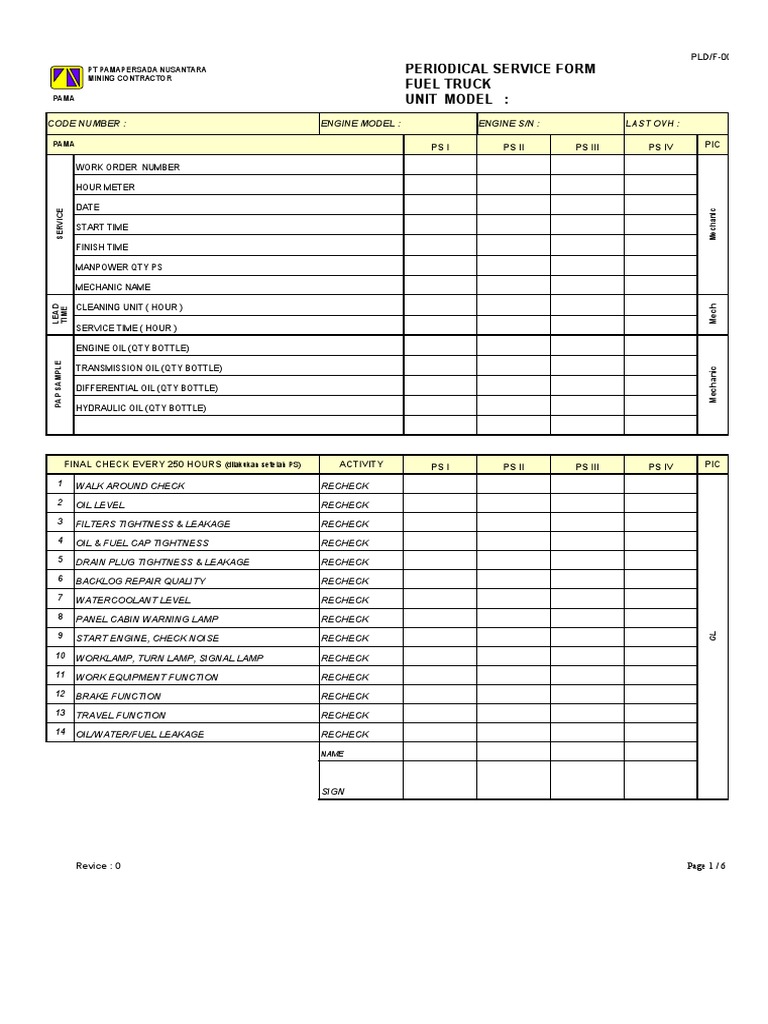 Form PS Fuel Truck | PDF | Axle | Turbocharger