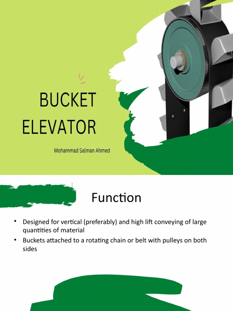 Bucket Elevator Presentation | PDF