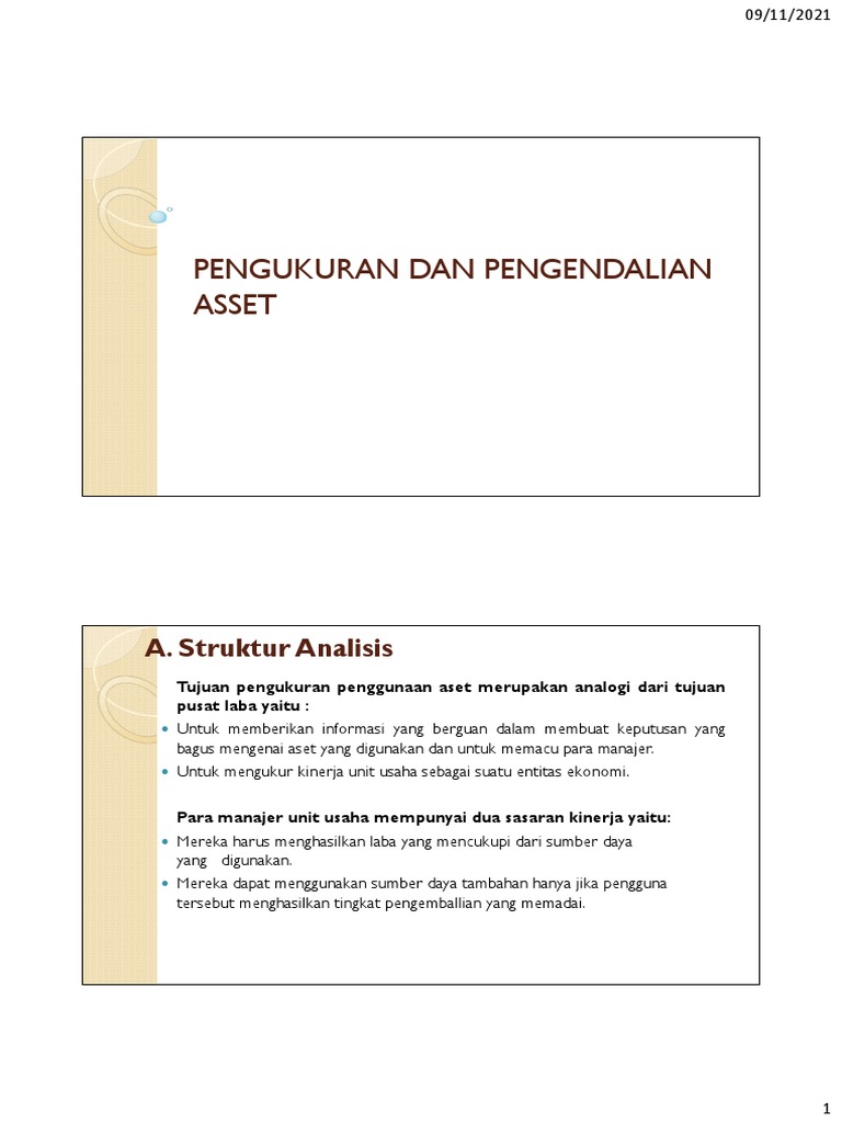 4 Pengukuran Dan Pengendalian Aset | PDF