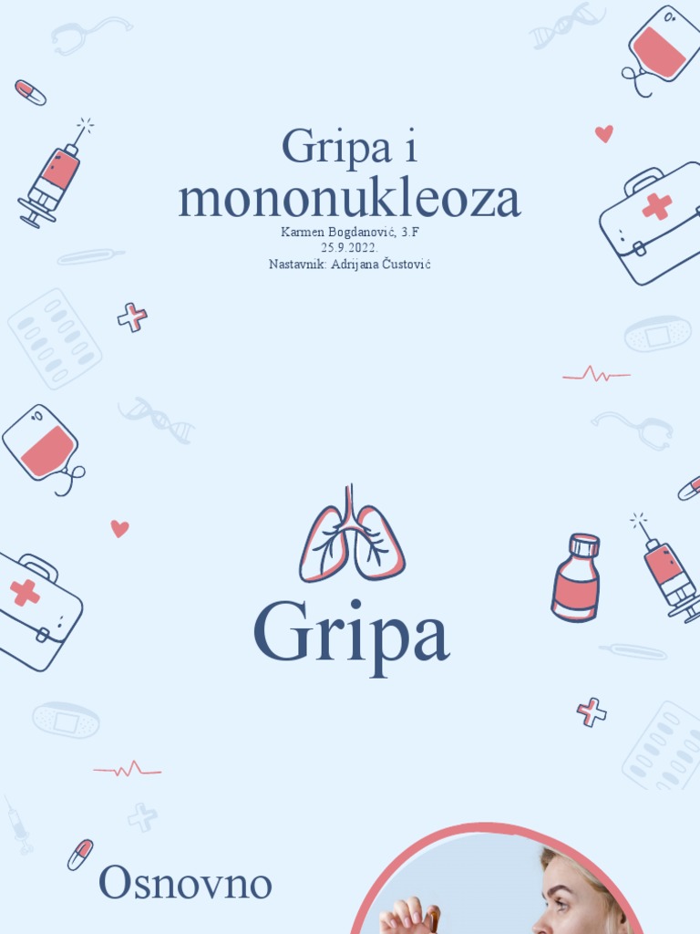Gripa I Mononukleoza, Bogdanović | PDF