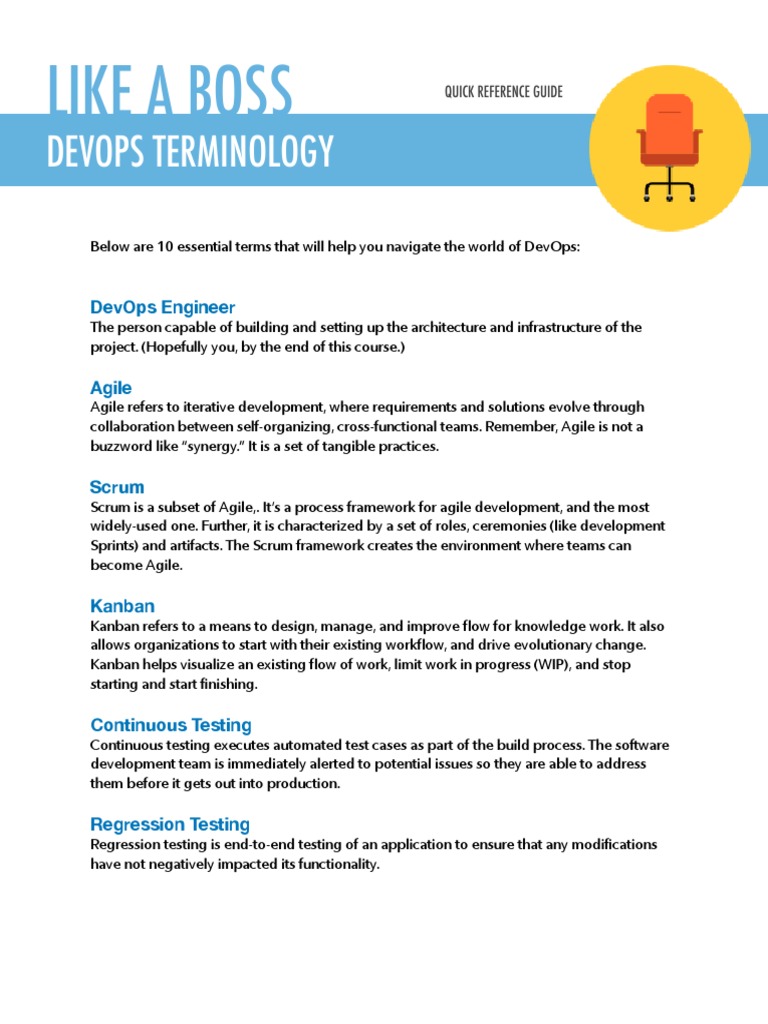 DevOps Terms | PDF | Agile Software Development | Version Control