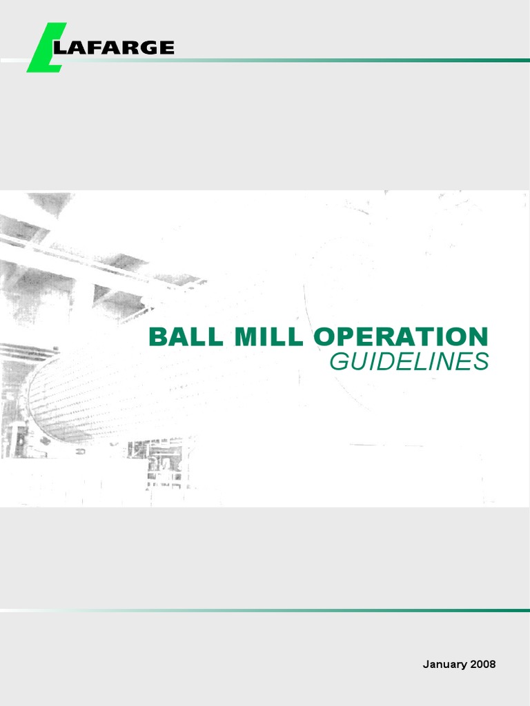 Ball Mill Operation | PDF | Cement