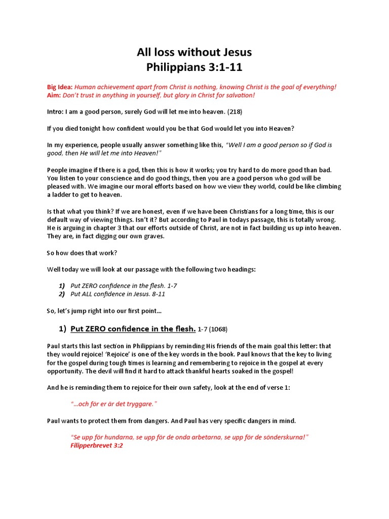 Knowing Christ as the Goal of Everything: Putting All Confidence in ...